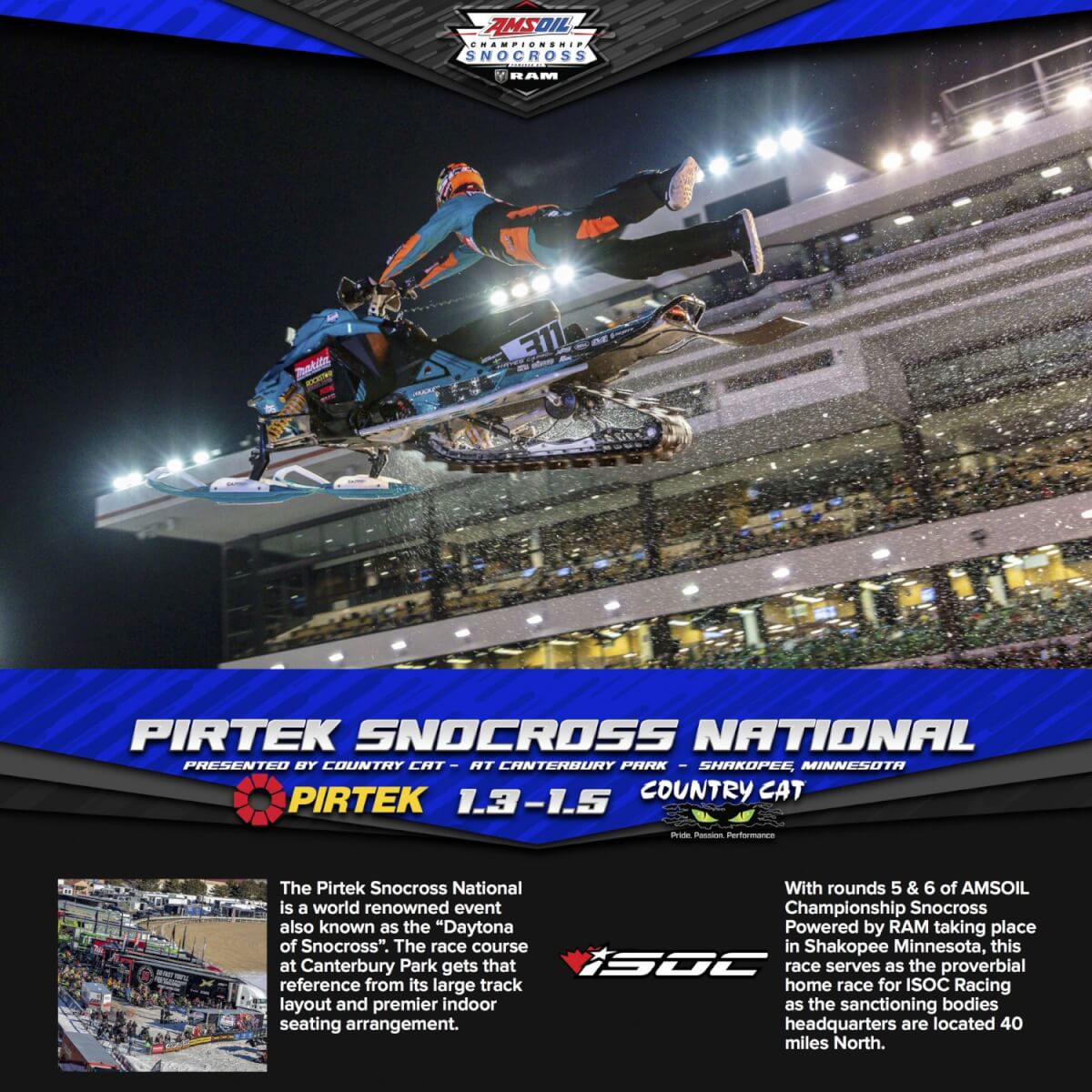 Pirtek Snocross National Historical Package – AMSOIL Championship Snocross