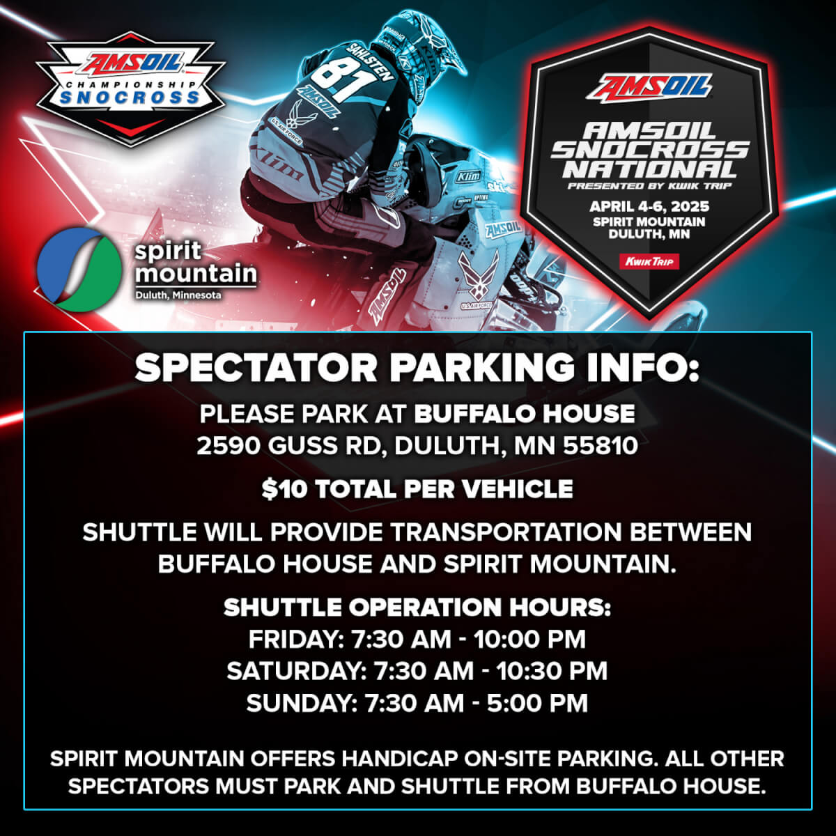 2025 AMSOIL Championship Snocross National at Spirit Mountain – AMSOIL ...