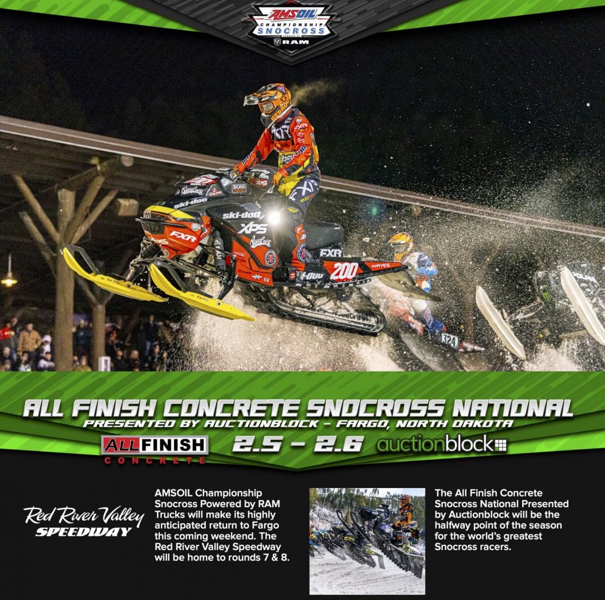 All Finish Concrete Snocross National Historical Package | AMSOIL ...