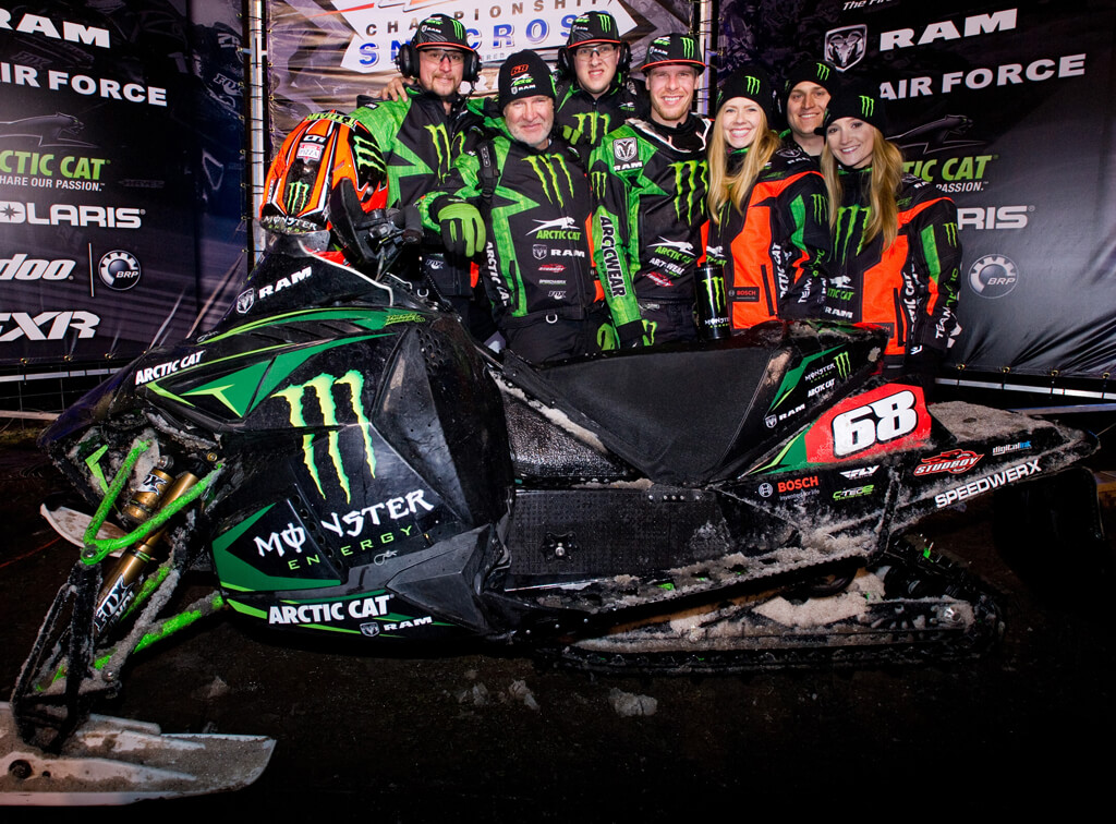Tucker Hibbert Takes a win at sloppy Fargo National snocross – AMSOIL ...